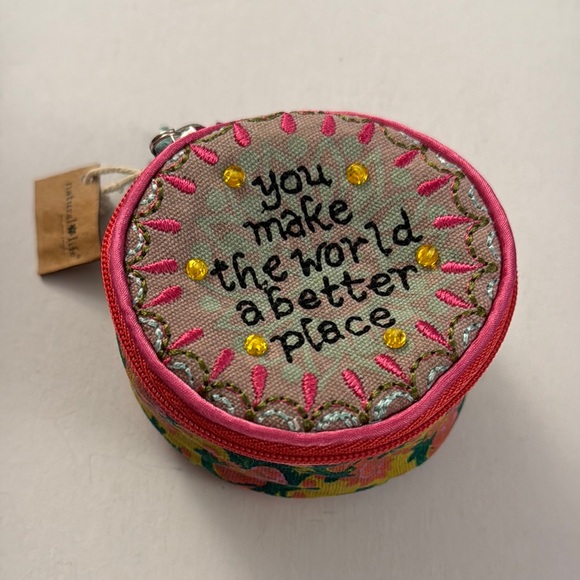 NATURAL LIFE | Bags | New Natural Life Cloth Trinket Box Floral Better ...